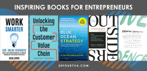 25 Inspiring Books for Entrepreneurs Who Need a Boost - 20four7VA